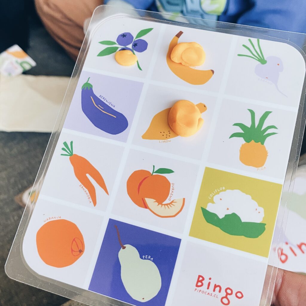 ¡Bingo! -Frutas y Verduras - Pipocas